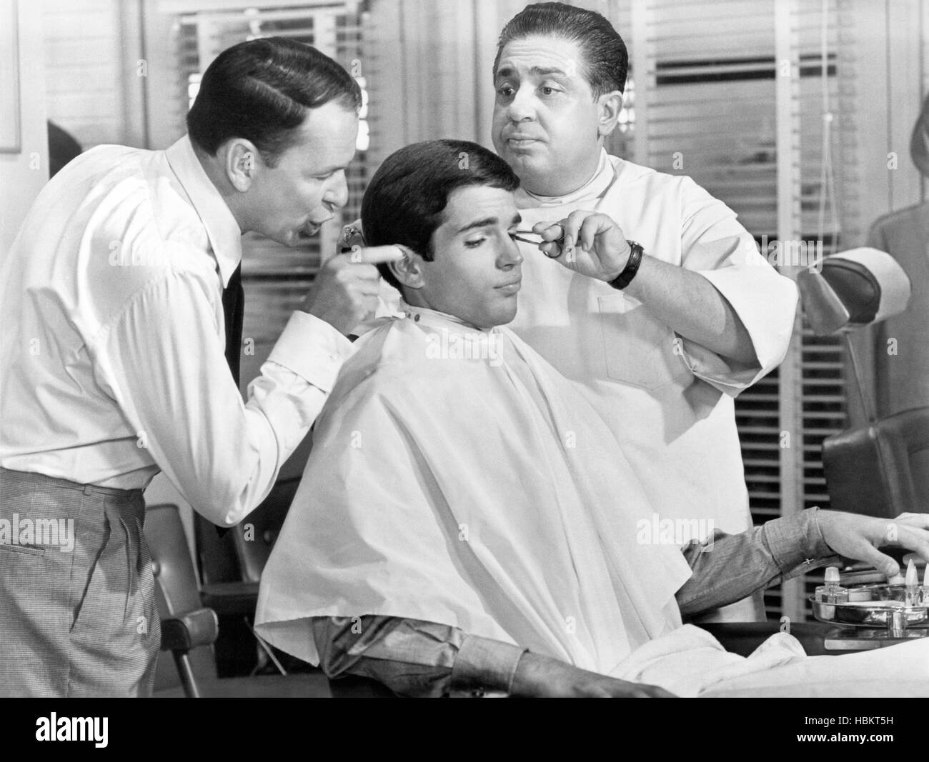 COME BLOW YOUR HORN, from left: Frank Sinatra, Tony Bill, Romo Vincent, 1963 Stock Photo - Alamy