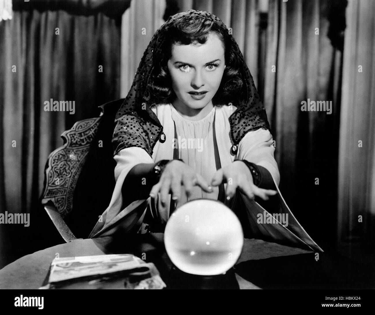 THE CRYSTAL BALL, Paulette Goddard, 1943 Stock Photo - Alamy