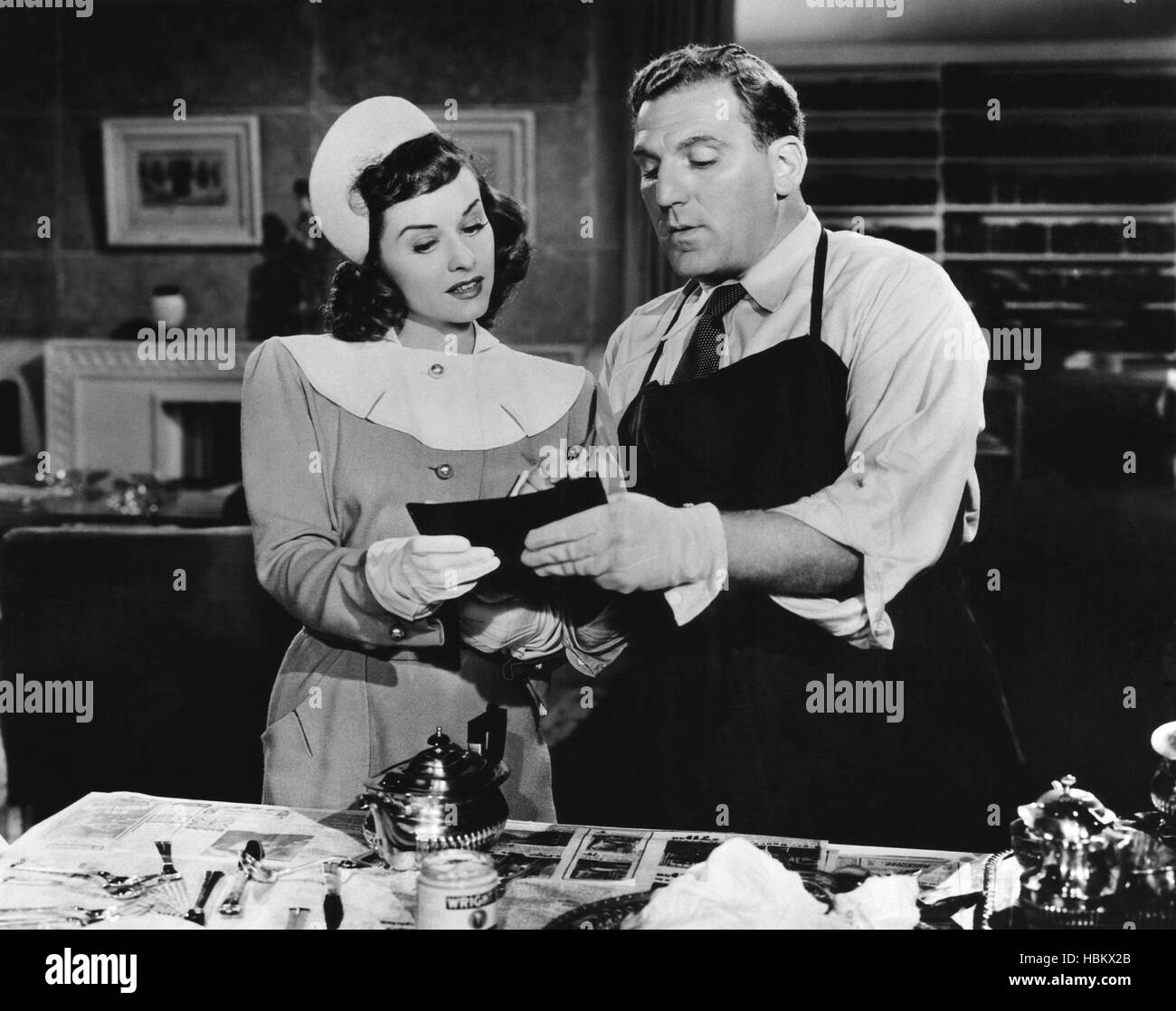 THE CRYSTAL BALL, Paulette Goddard, William Bendix, 1943 Stock Photo ...