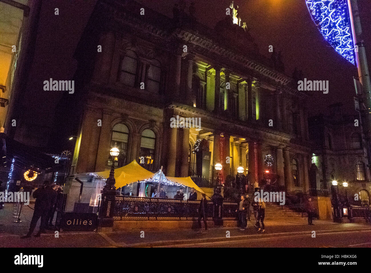 The Merchant Hotel at night, Belfast, Northern Ireland Stock Photo - Alamy
