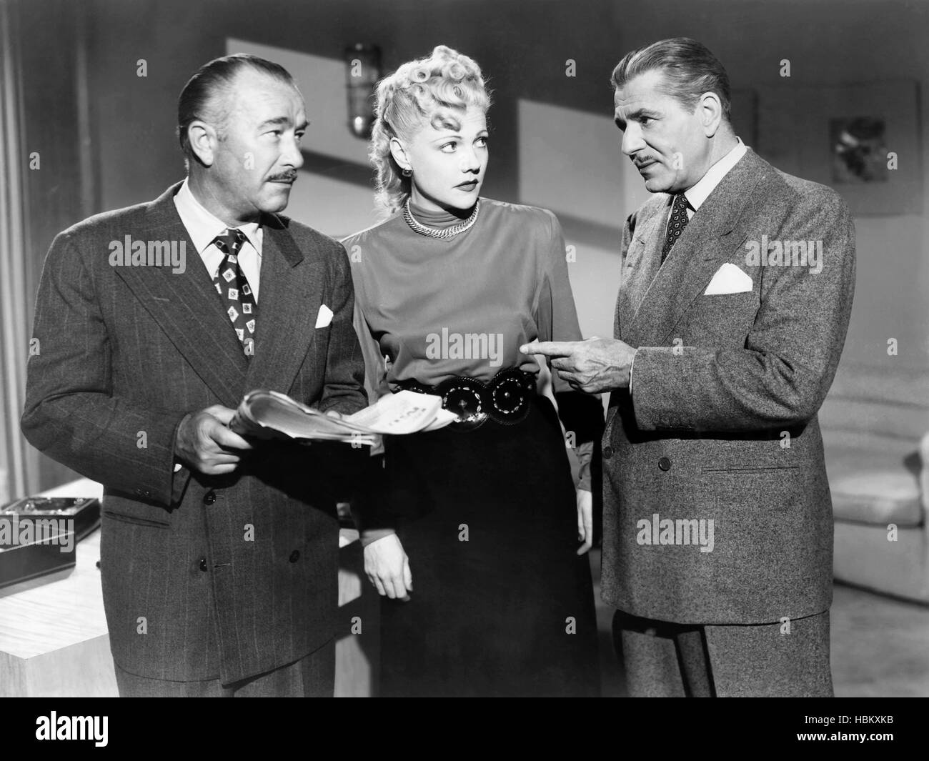 THE CRIME DOCTOR'S DIARY, from left, Robert Armstrong, Claire Carleton ...