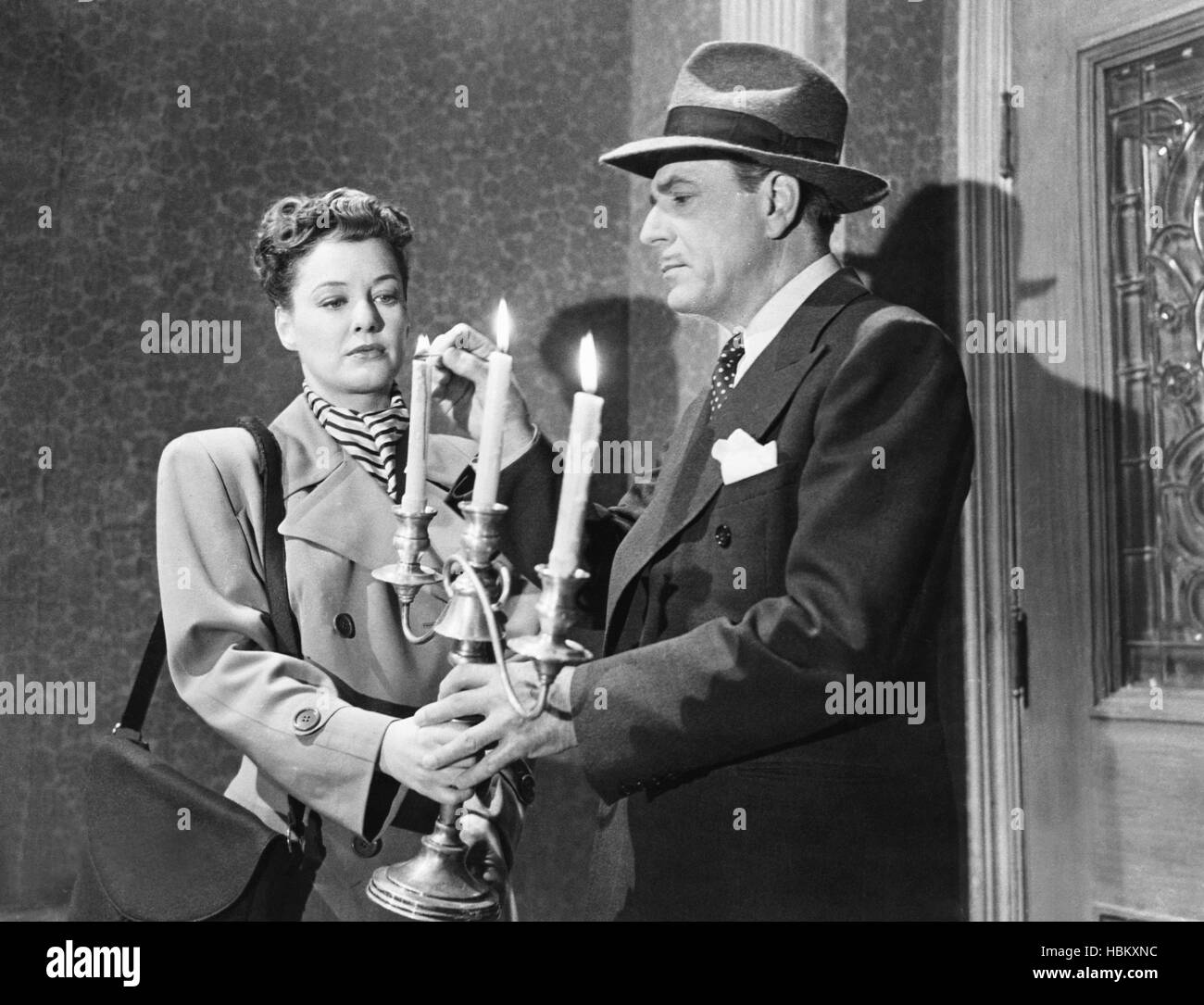 CRIME DOCTOR'S MAN HUNT, from left, Ellen Drew, Warner Baxter, 1946 ...