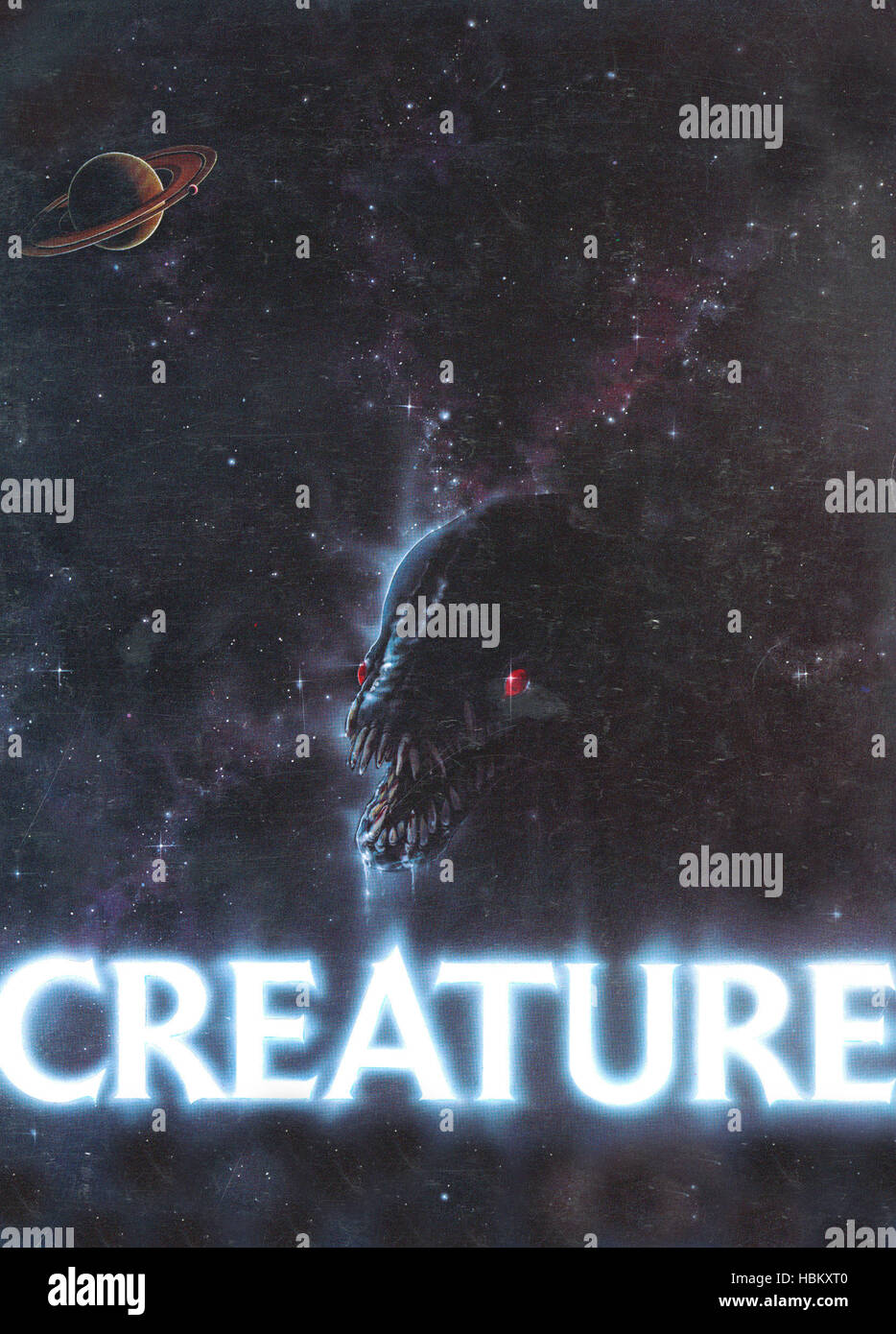 CREATURE, the movie poster, 1985 Stock Photo - Alamy