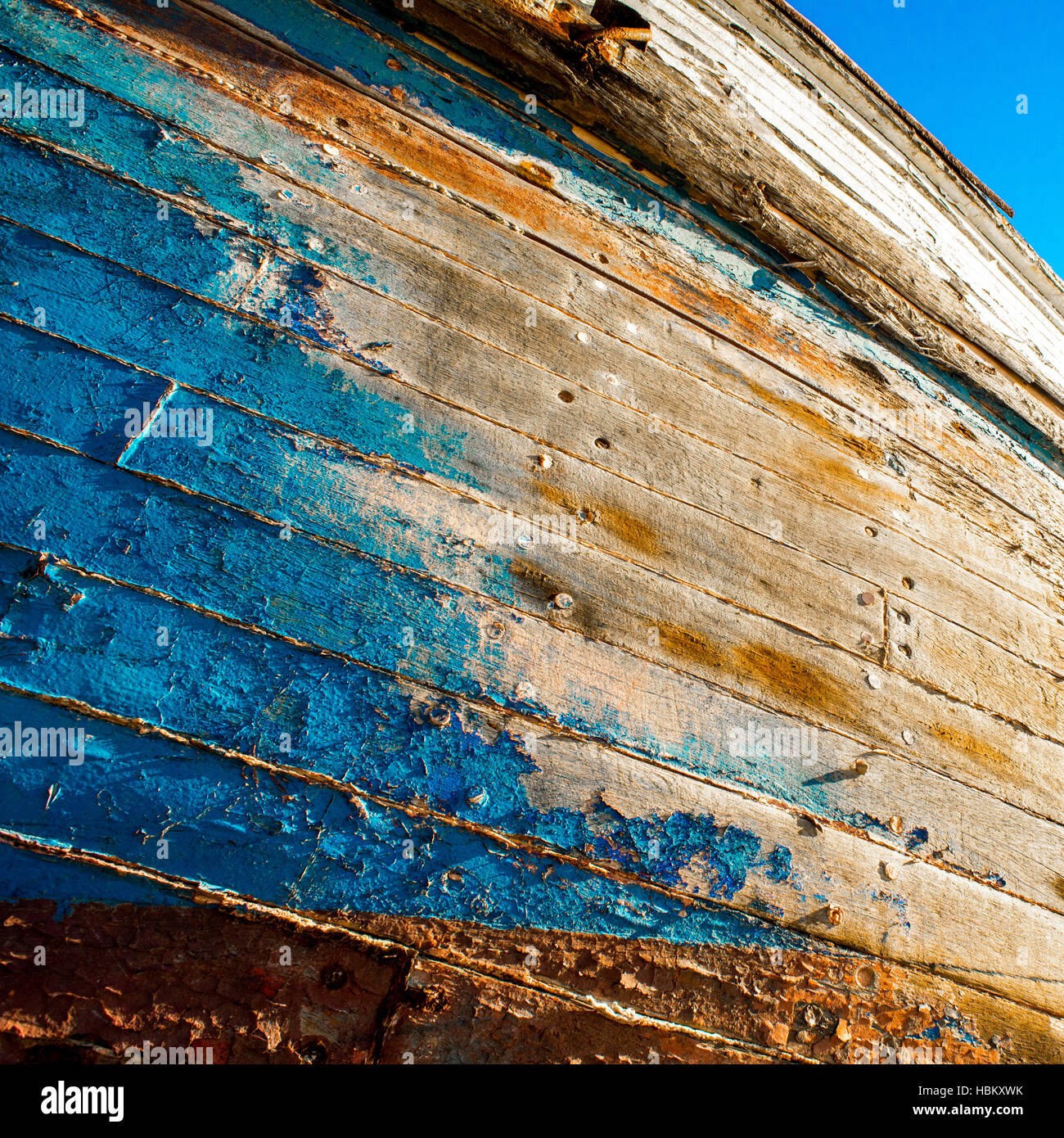 Colours of wooden boat Stock Photo - Alamy
