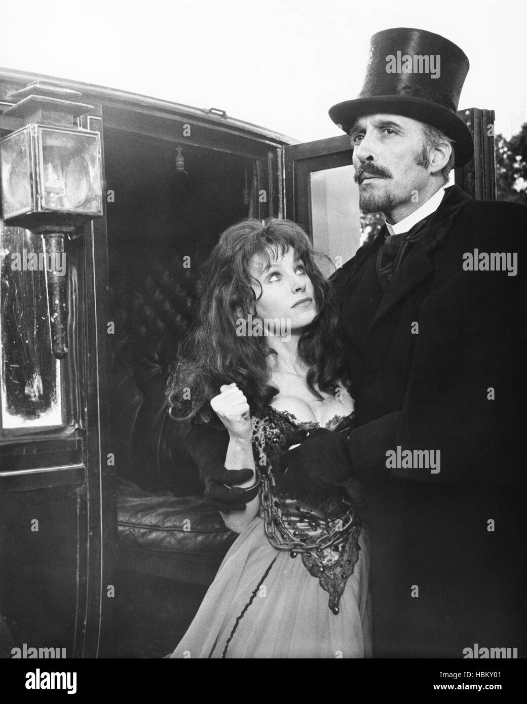 THE CREEPING FLESH, from left: Lorna Heilbron, Christopher Lee, 1973 ...