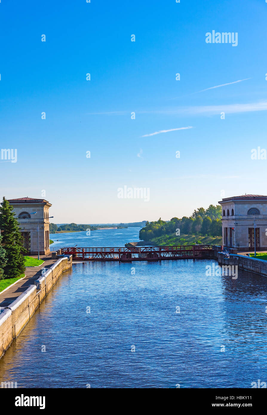 gateway on channel ships Stock Photo - Alamy