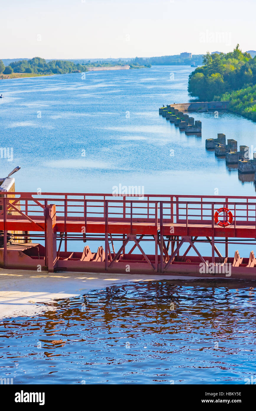 gateway on channel ships Stock Photo - Alamy