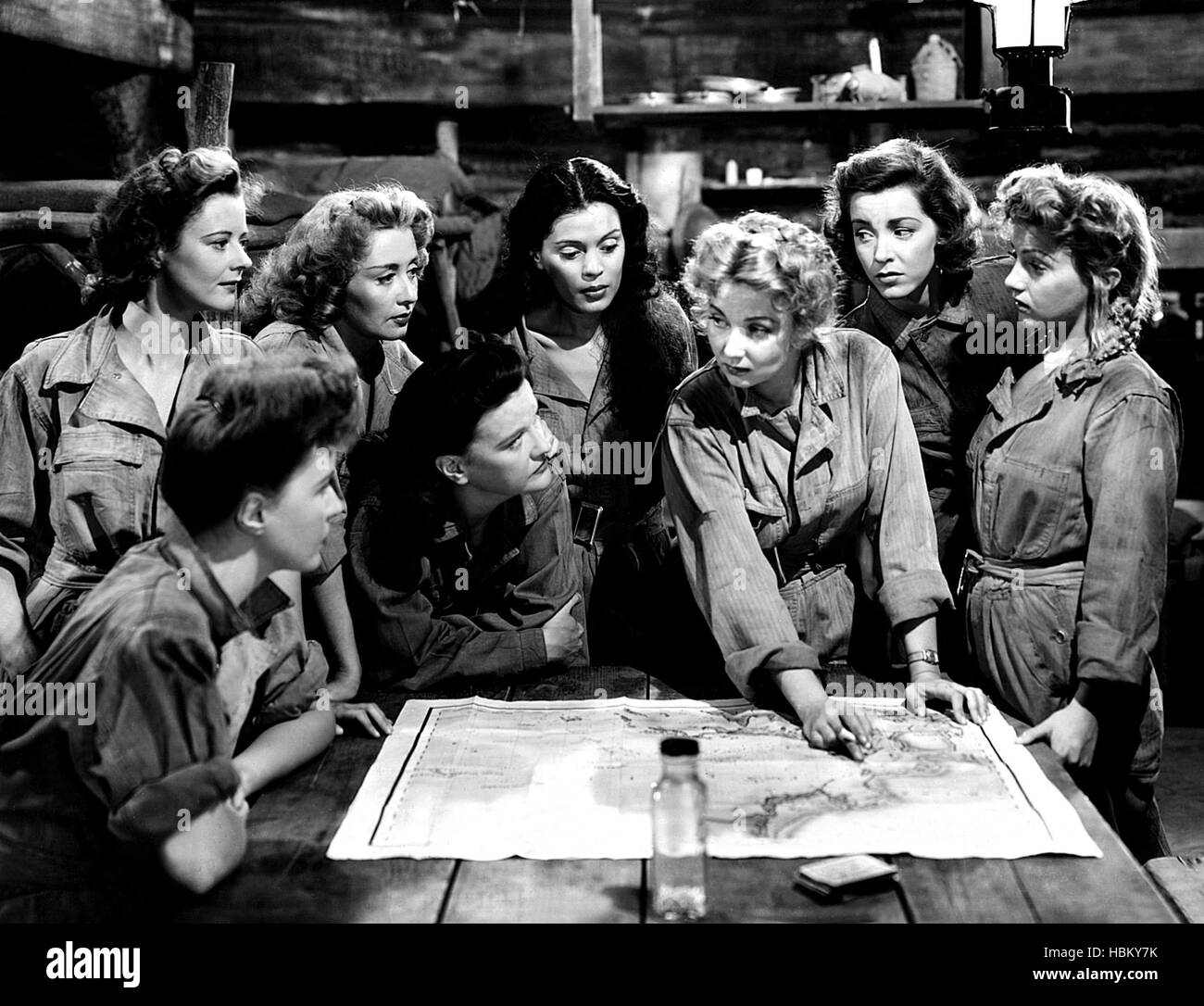CRY HAVOC, Heather Angel, Joan Blondell, Gloria Grafton, Fely ...