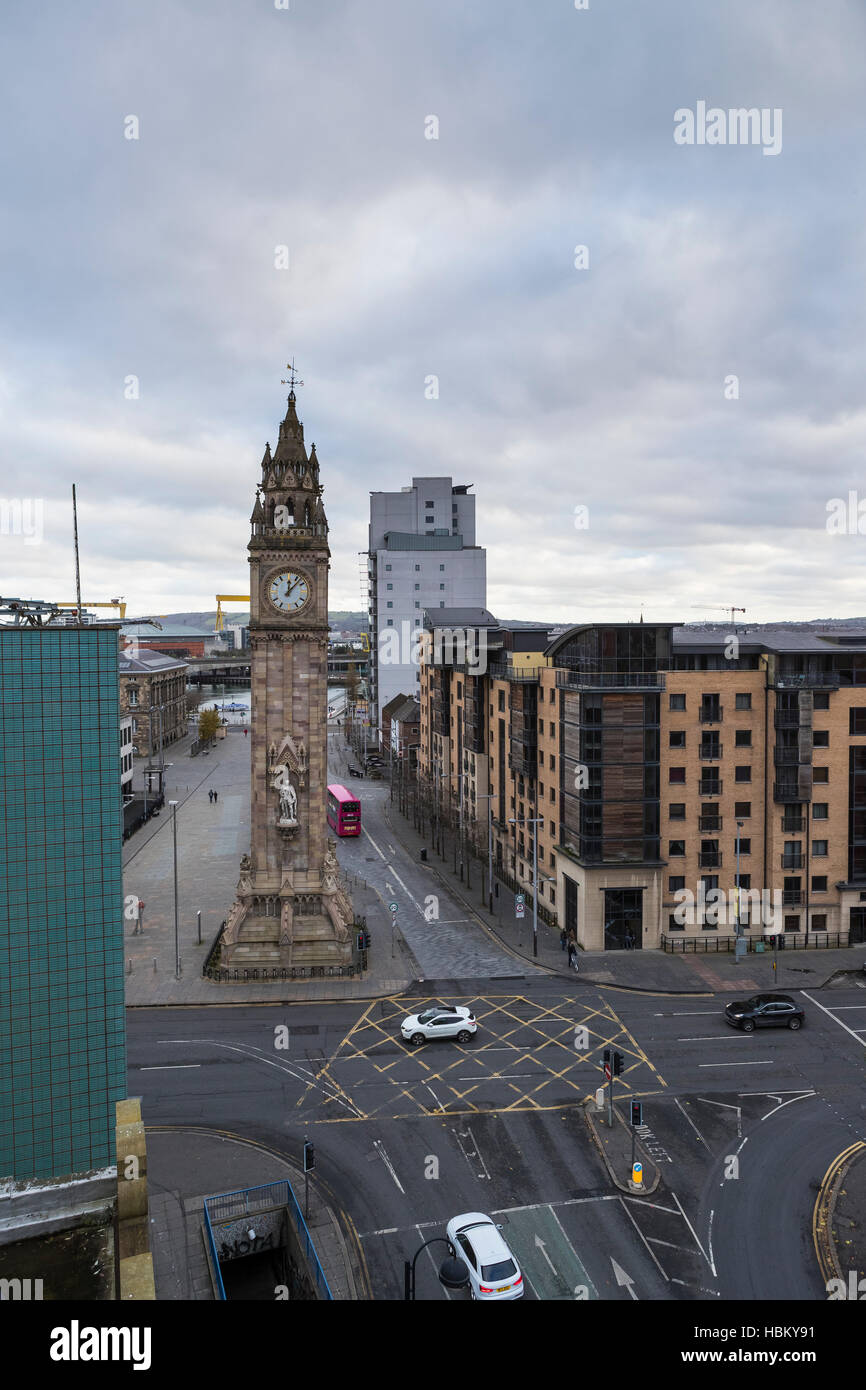 Albert Memorial Clock Tower, Belfast, northern Ireland Stock Photo - Alamy