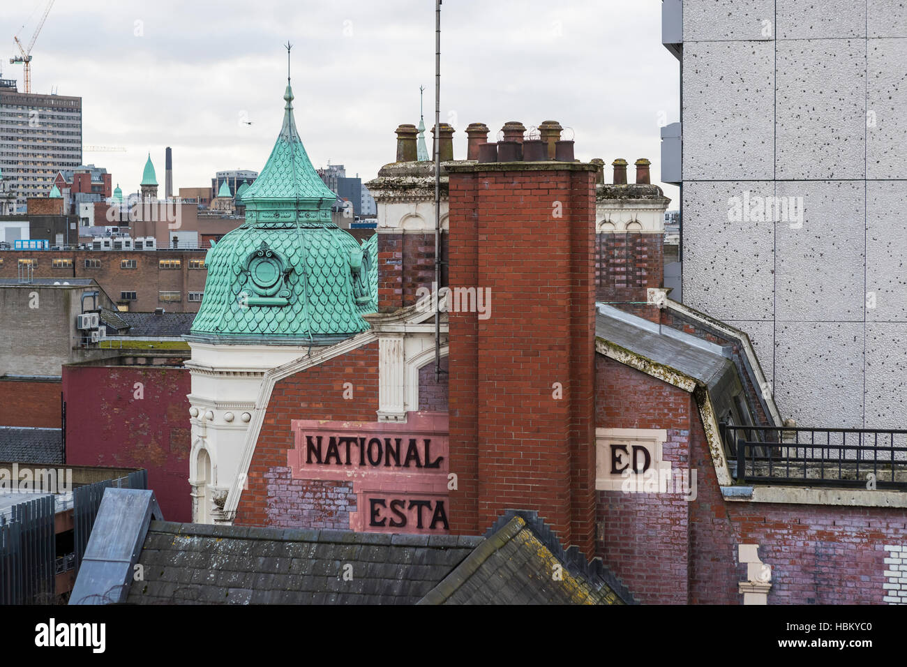 The National Grande Café, café bar, Belfast, Northern Ireland Stock ...