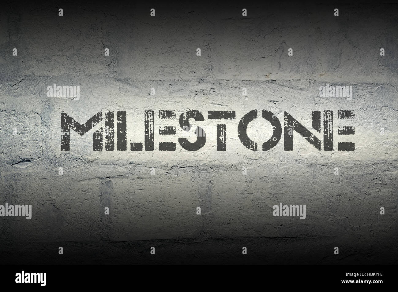 Milestone mark hi-res stock photography and images - Alamy