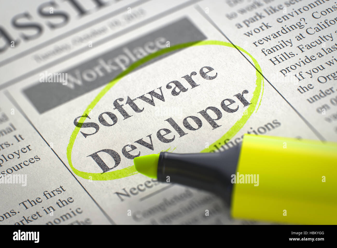 Software Developer Join Our Team. 3D Stock Photo - Alamy