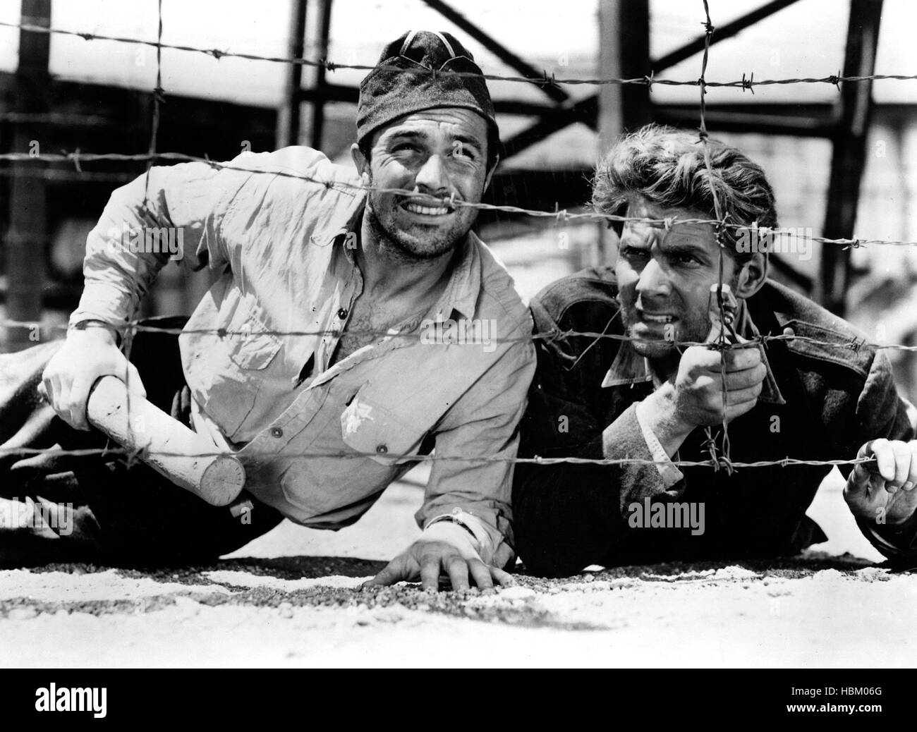 THE CROSS OF LORRAINE, Gene Kelly, Jean-Pierre Aumont, 1943 Stock Photo ...