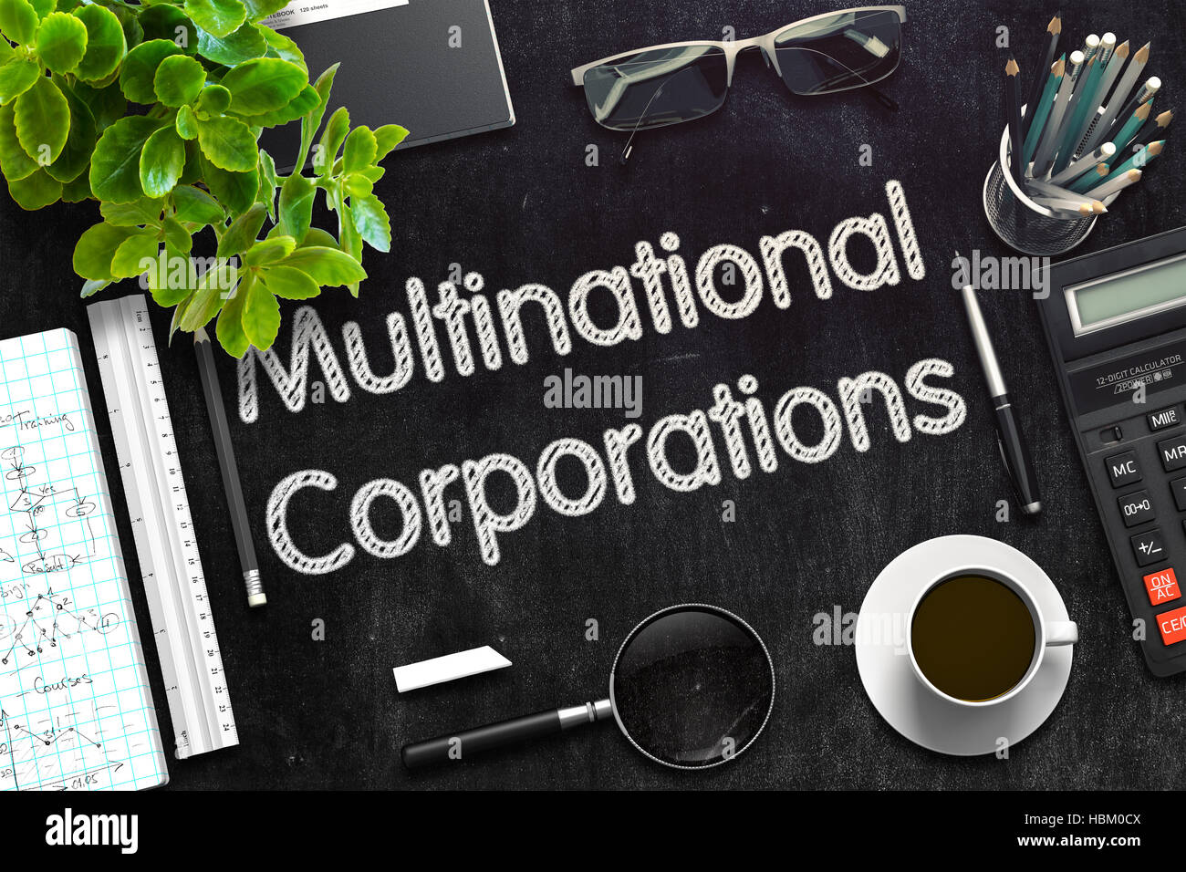 Multinational Corporations Concept. 3D render Stock Photo - Alamy