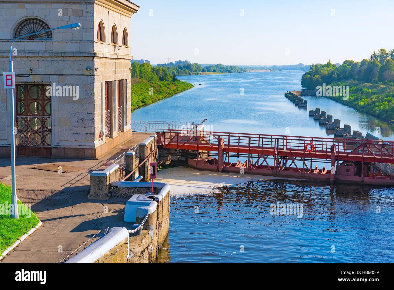 gateway on channel ships Stock Photo - Alamy