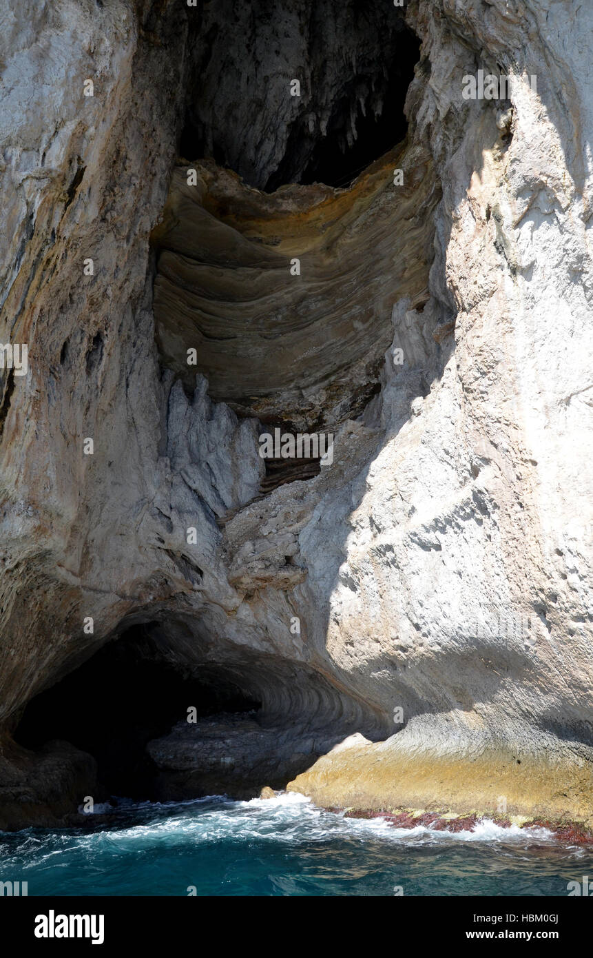 Cave at capri Stock Photo - Alamy
