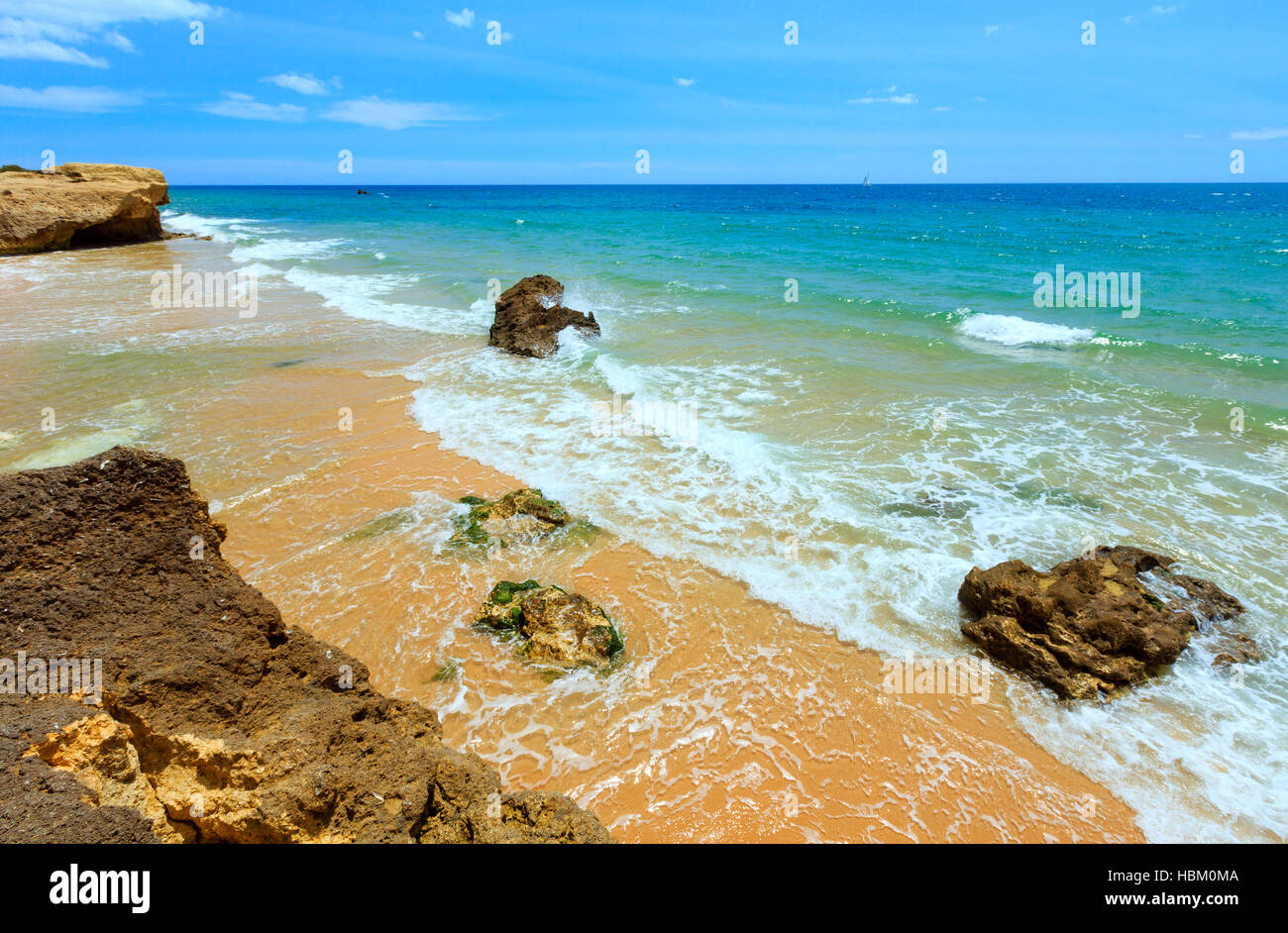 Albufeira beach (Algarve, Portugal Stock Photo - Alamy