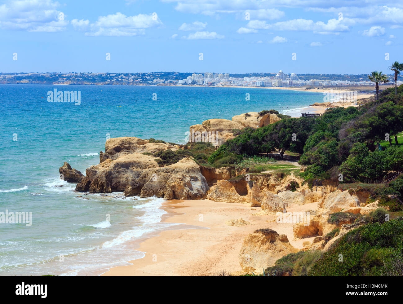Albufeira beach (Algarve, Portugal Stock Photo - Alamy