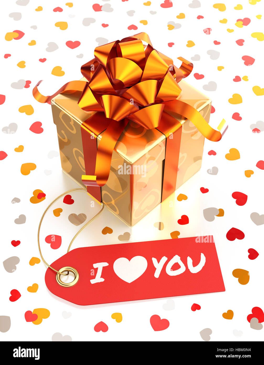 Festive Gift Box Stock Photo - Alamy