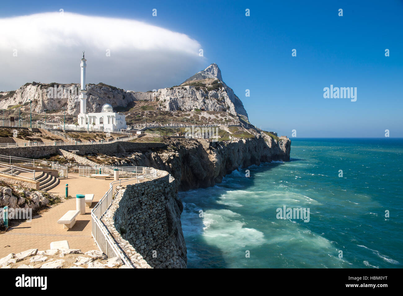 Lighthouse europa point rock hi-res stock photography and images - Alamy