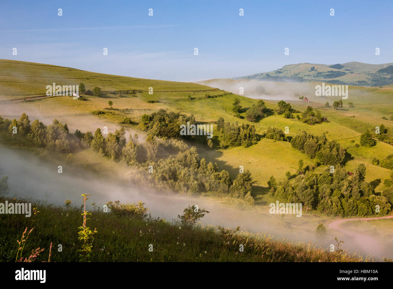 Misty rain landscape hi-res stock photography and images - Alamy