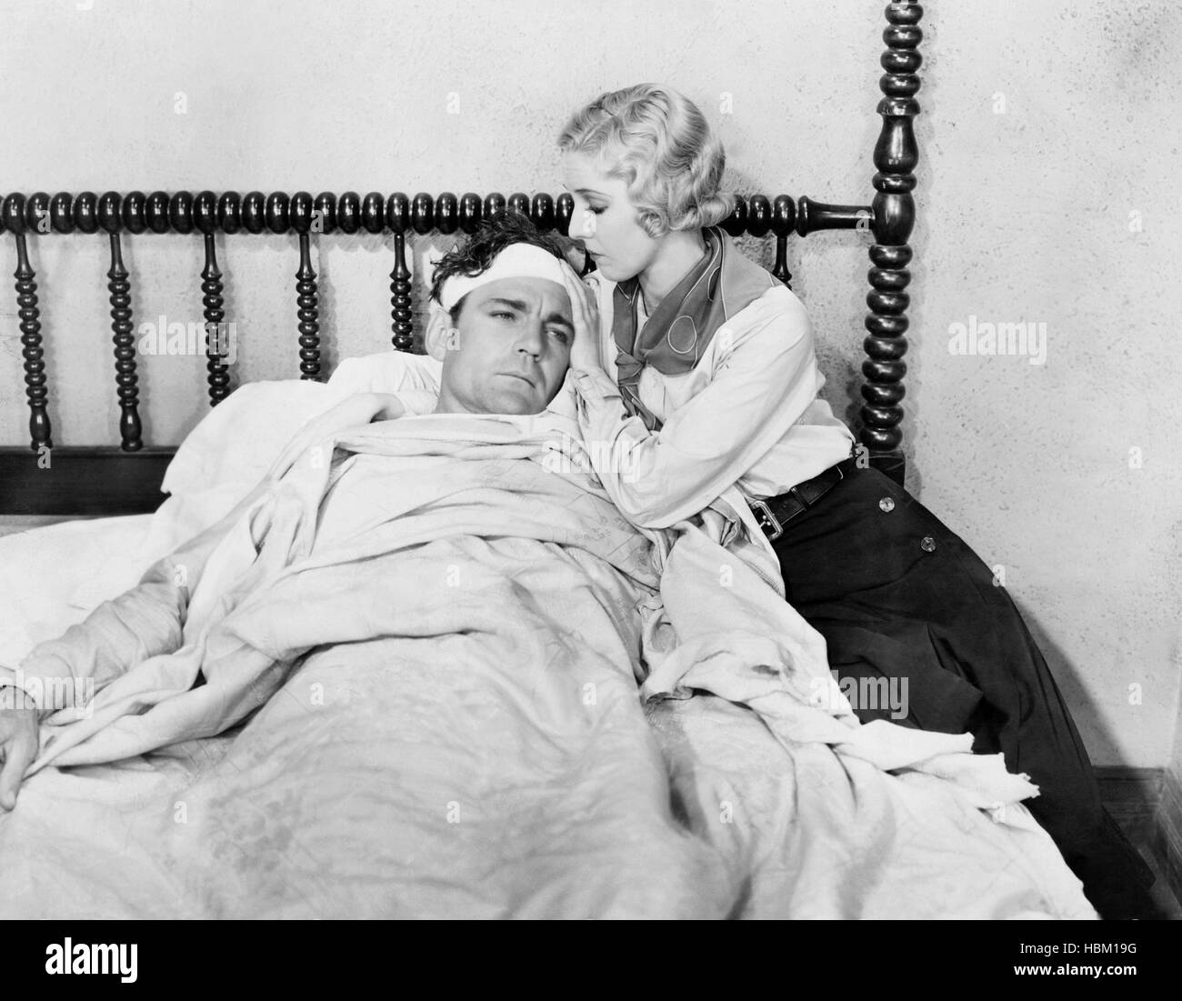 THE DAWN TRAIL, from left, Buck Jones, Miriam Seegar, 1930 Stock Photo ...