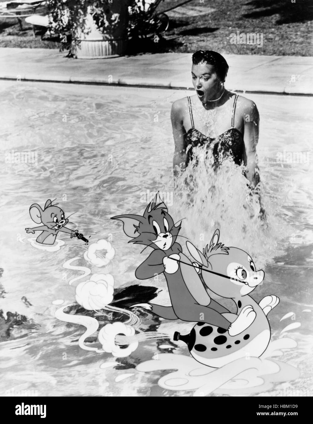 DANGEROUS WHEN WET, Esther Williams, with Tom and Jerry, 1953 Stock ...