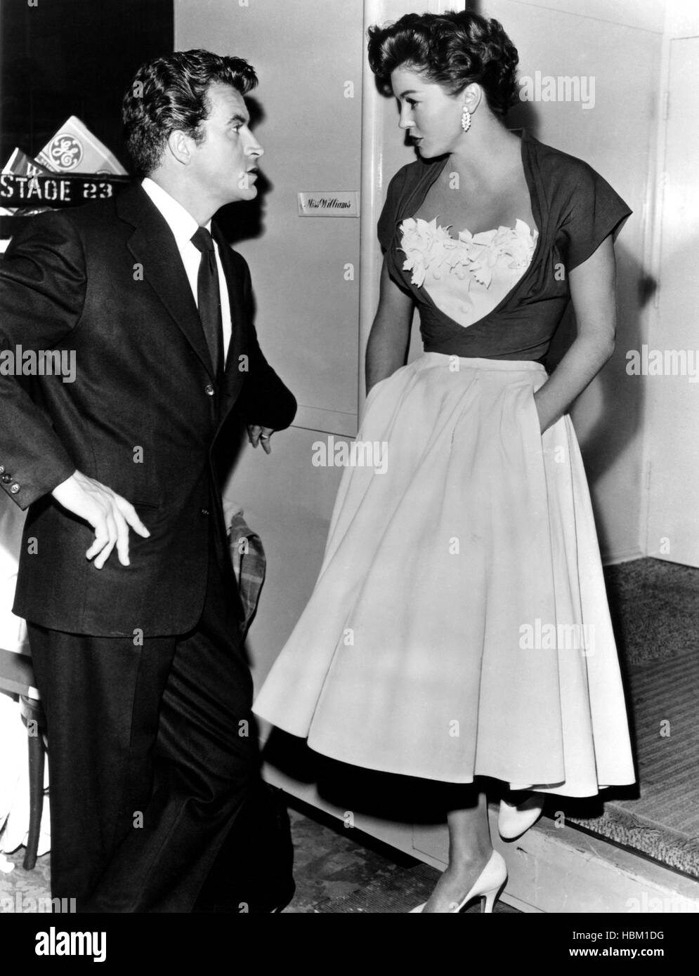 DANGEROUS WHEN WET, from left: Fernando Lamas, Esther Williams between ...