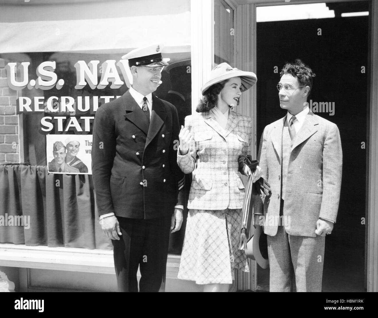 THE DARING YOUNG MAN, Marguerite Chapman (center), Joe E. Brown (right ...
