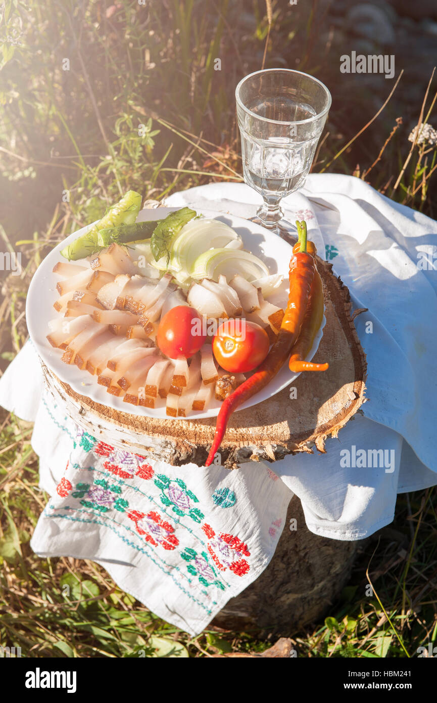 Russian vodka in small glass Stock Photo - Alamy