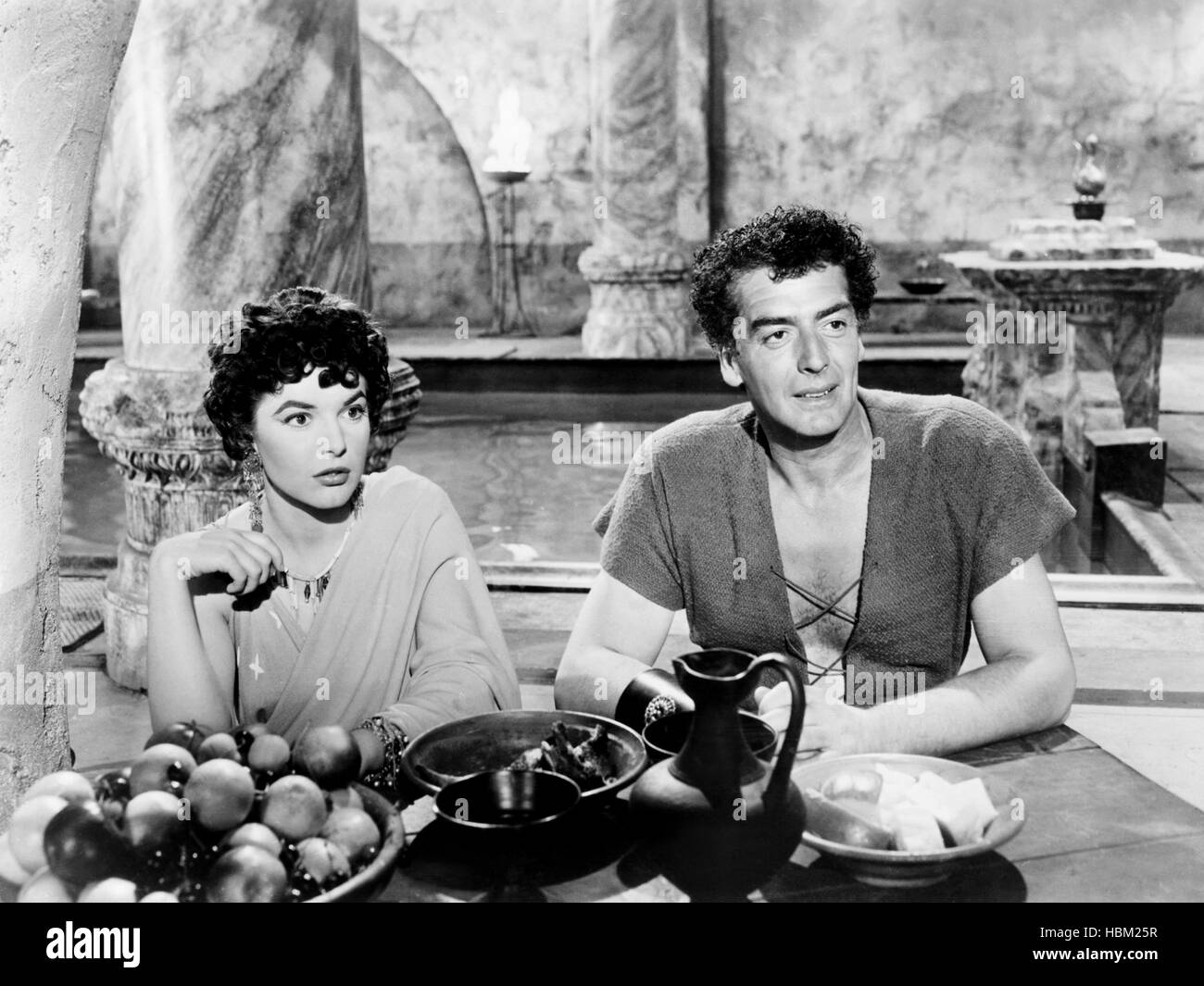 DEMETRIUS AND THE GLADIATORS, from left, Anne Bancroft, Victor Mature, 1954, TM & copyright ...