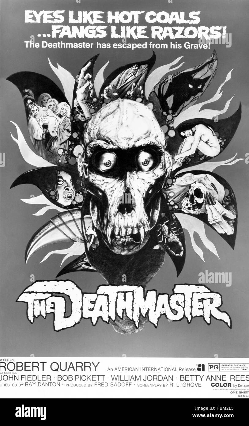 DEATHMASTER, poster art, 1972 Stock Photo - Alamy
