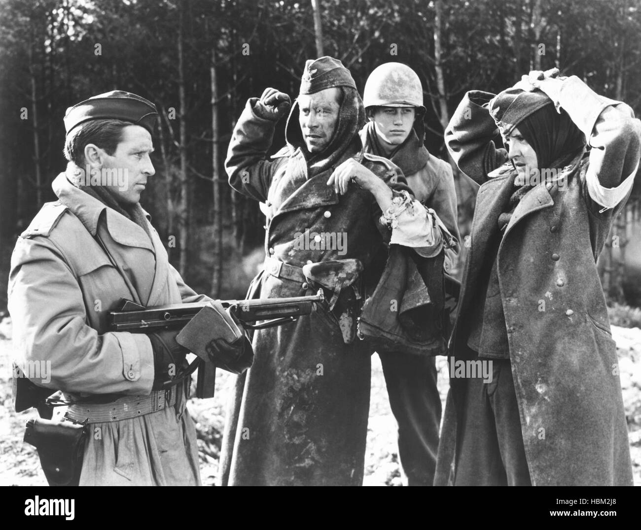 DECISION BEFORE DAWN, from left: Richard Basehart, Hans Christian Blech ...