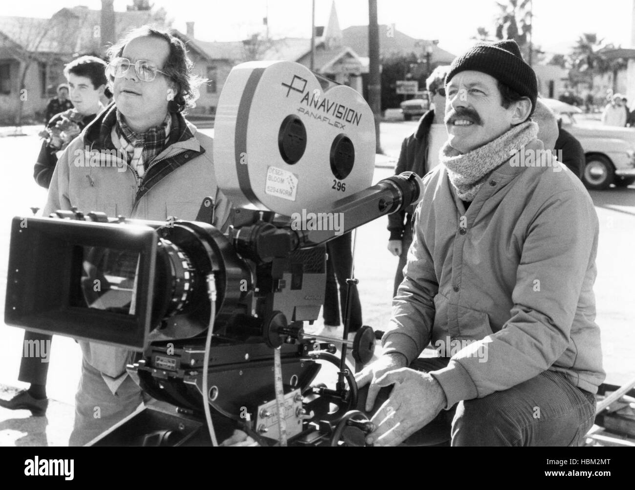 DESERT BLOOM, from left: cinematographer Ray Villalobos, writer ...