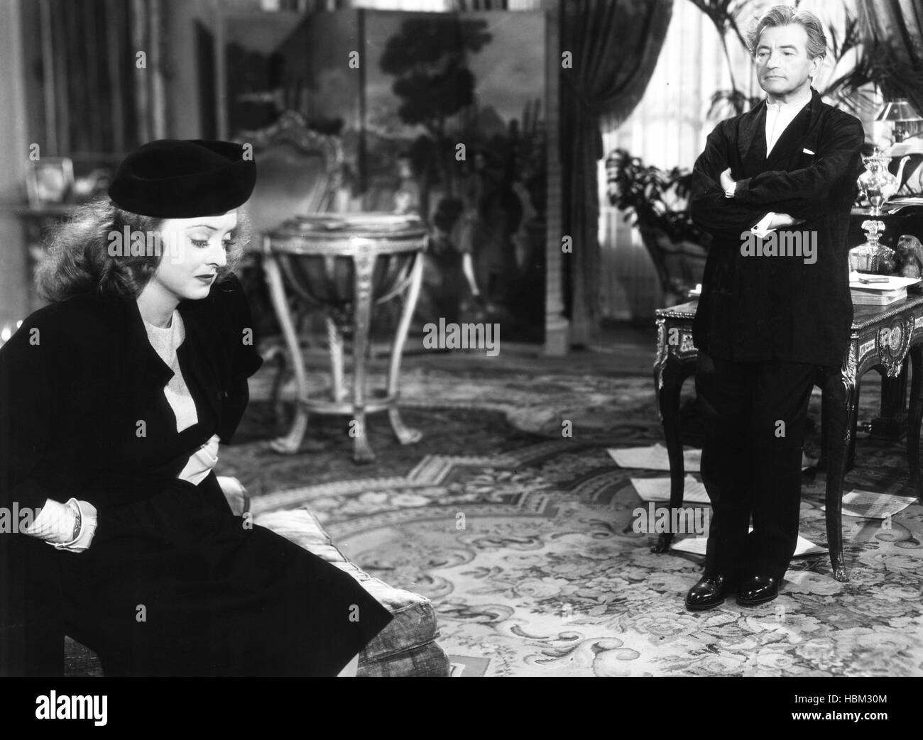 DECEPTION, from left: Bette Davis, Claude Rains, 1946 Stock Photo - Alamy