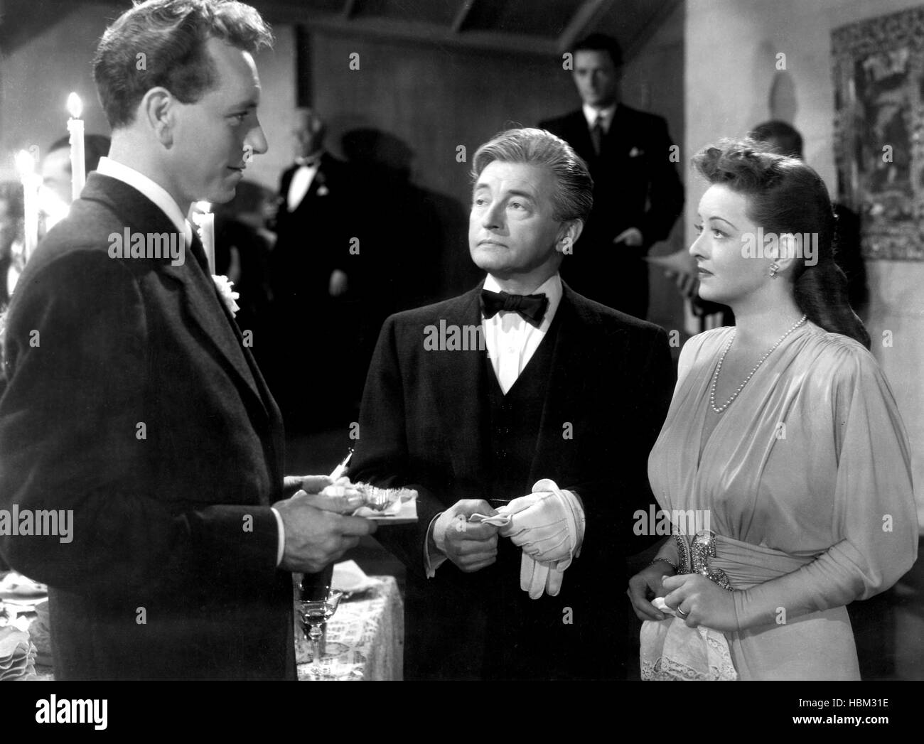 DECEPTION, Paul Henreid, Claude Rains, Bette Davis, 1946 Stock Photo ...