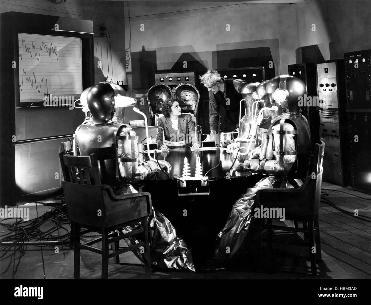 THE DEVIL COMMANDS, from left, Amanda Duff, Boris Karloff, 1941 Stock ...