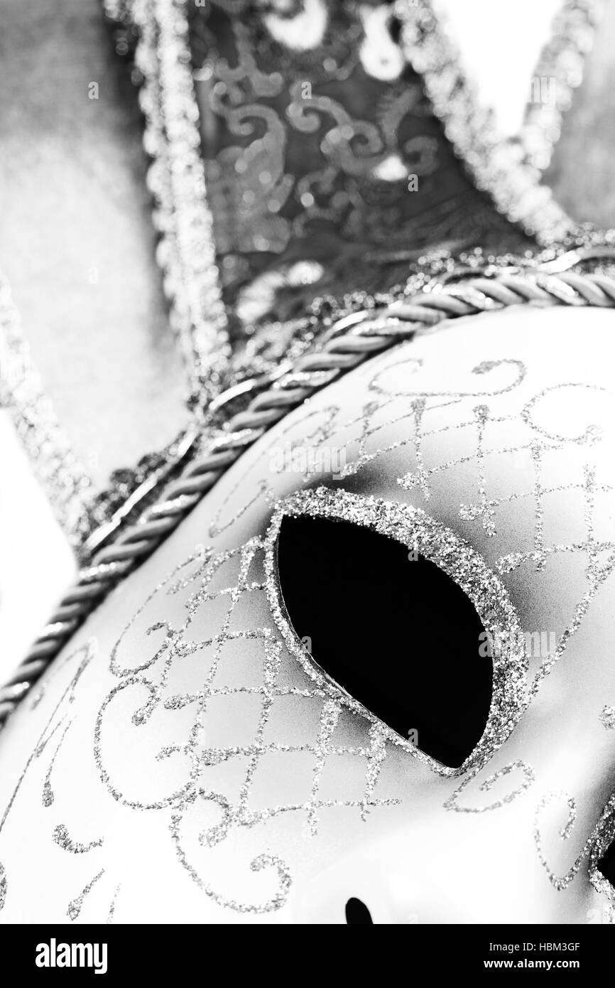 Festive mardi gras masquerade Black and White Stock Photos & Images - Alamy