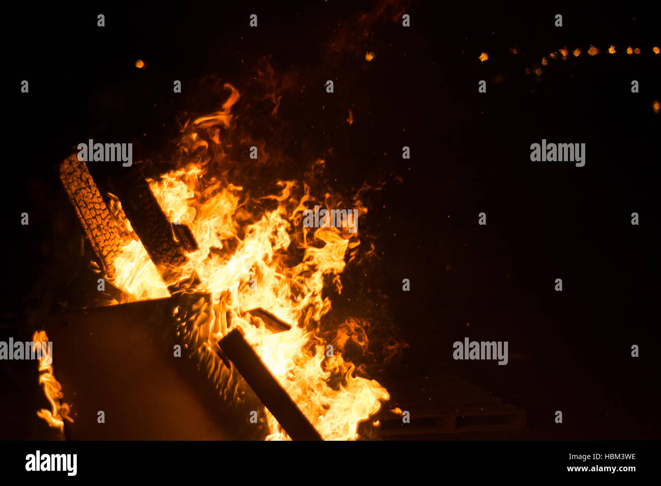Fire and flames Stock Photo - Alamy