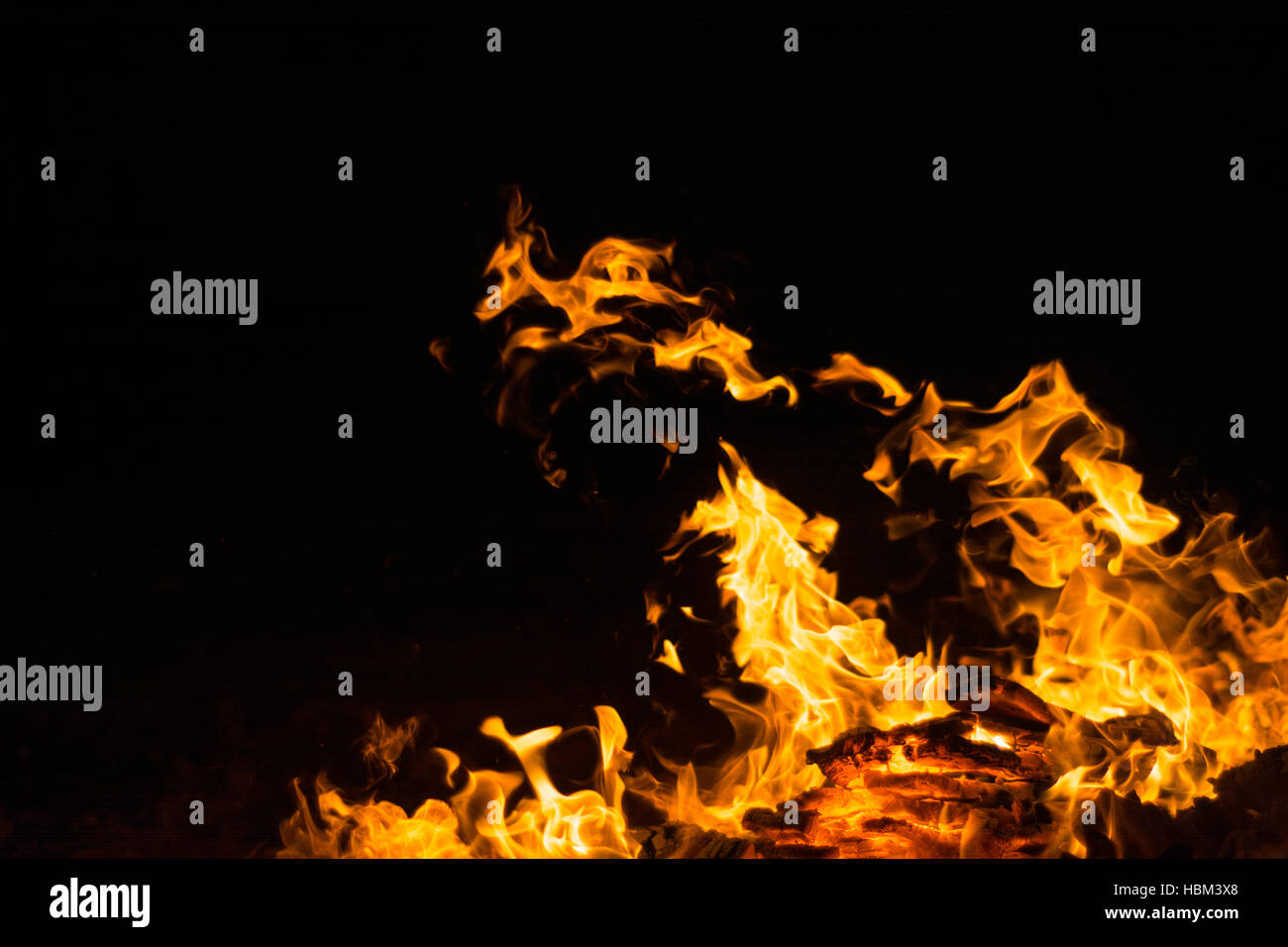 Fire and flames Stock Photo - Alamy