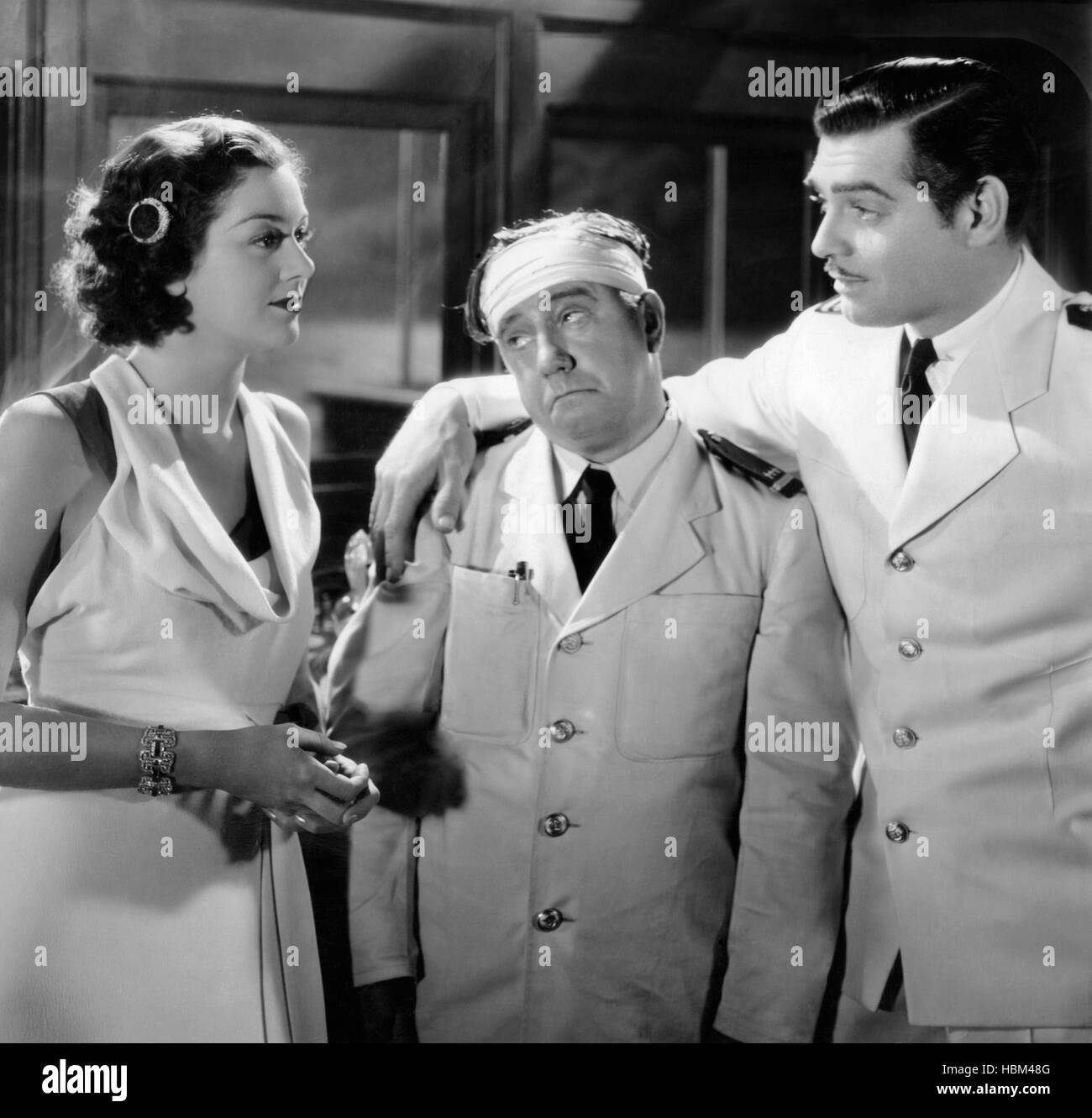 CHINA SEAS, Rosalind Russell, Forrester Harvey, Clark Gable, 1935 Stock ...