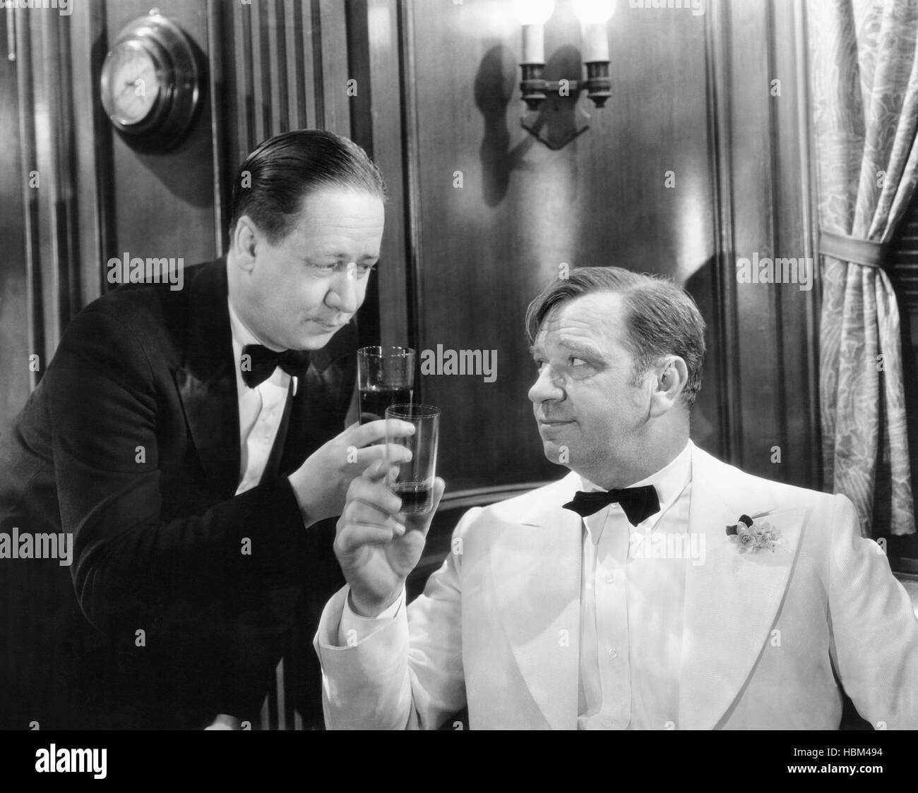 CHINA SEAS, from left: Robert Benchley, Wallace Beery, 1935 Stock Photo ...