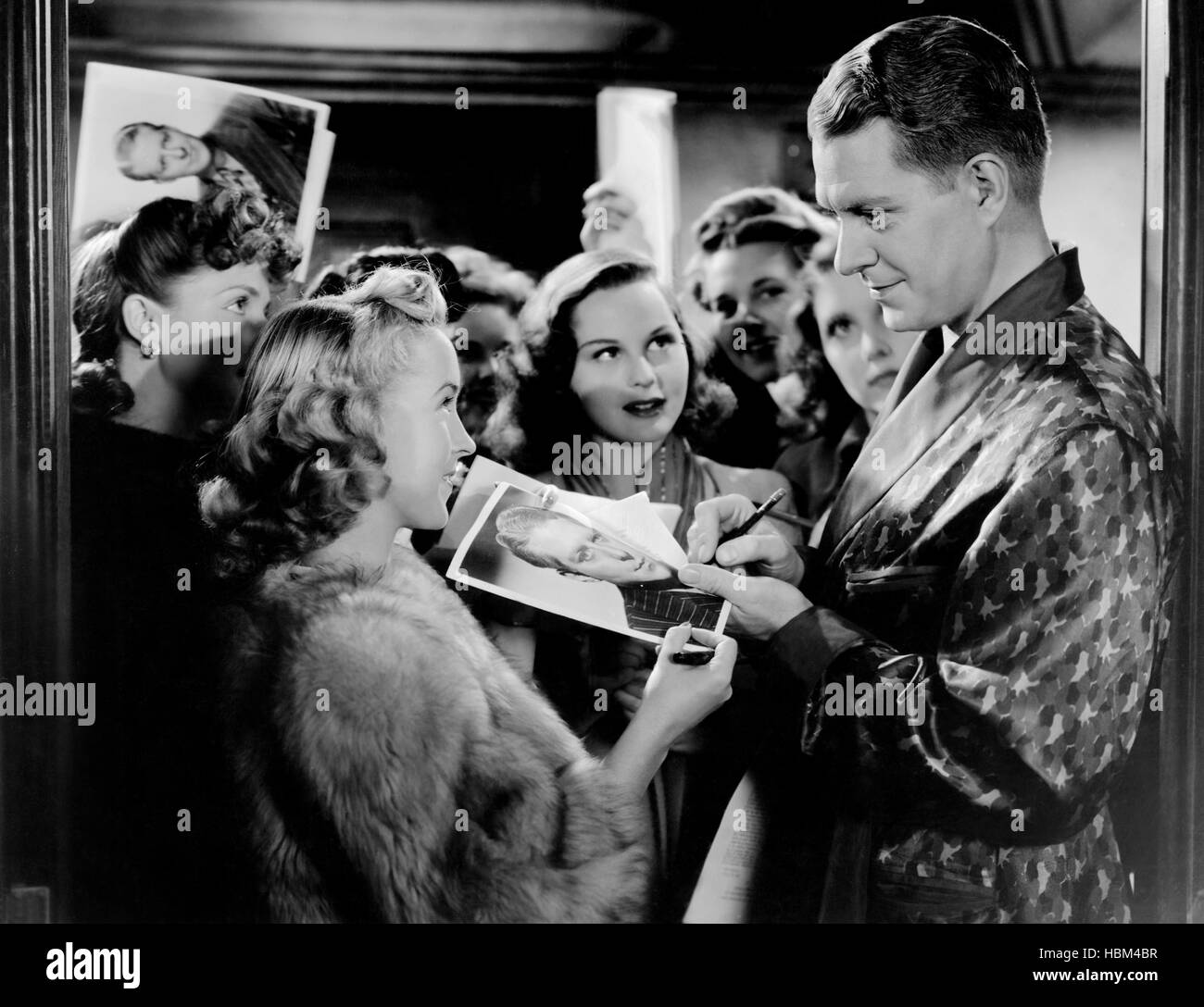 THE CHOCOLATE SOLDIER, face to face from left: Betty Jane Graham ...