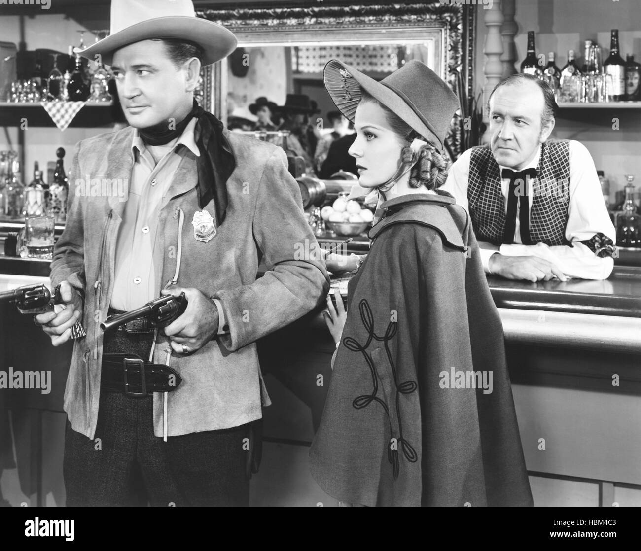 CHEROKEE STRIP, from left: Richard Dix, Florence Rice, Addison Richards ...