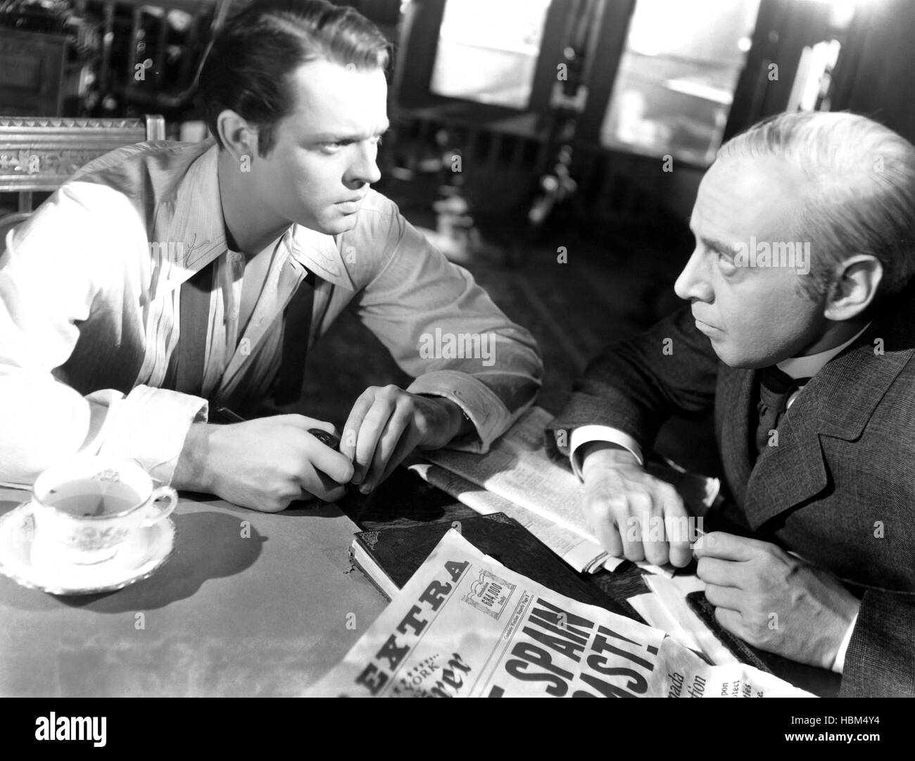 CITIZEN KANE, Orson Welles, George Coulouris, 1941 Stock Photo - Alamy
