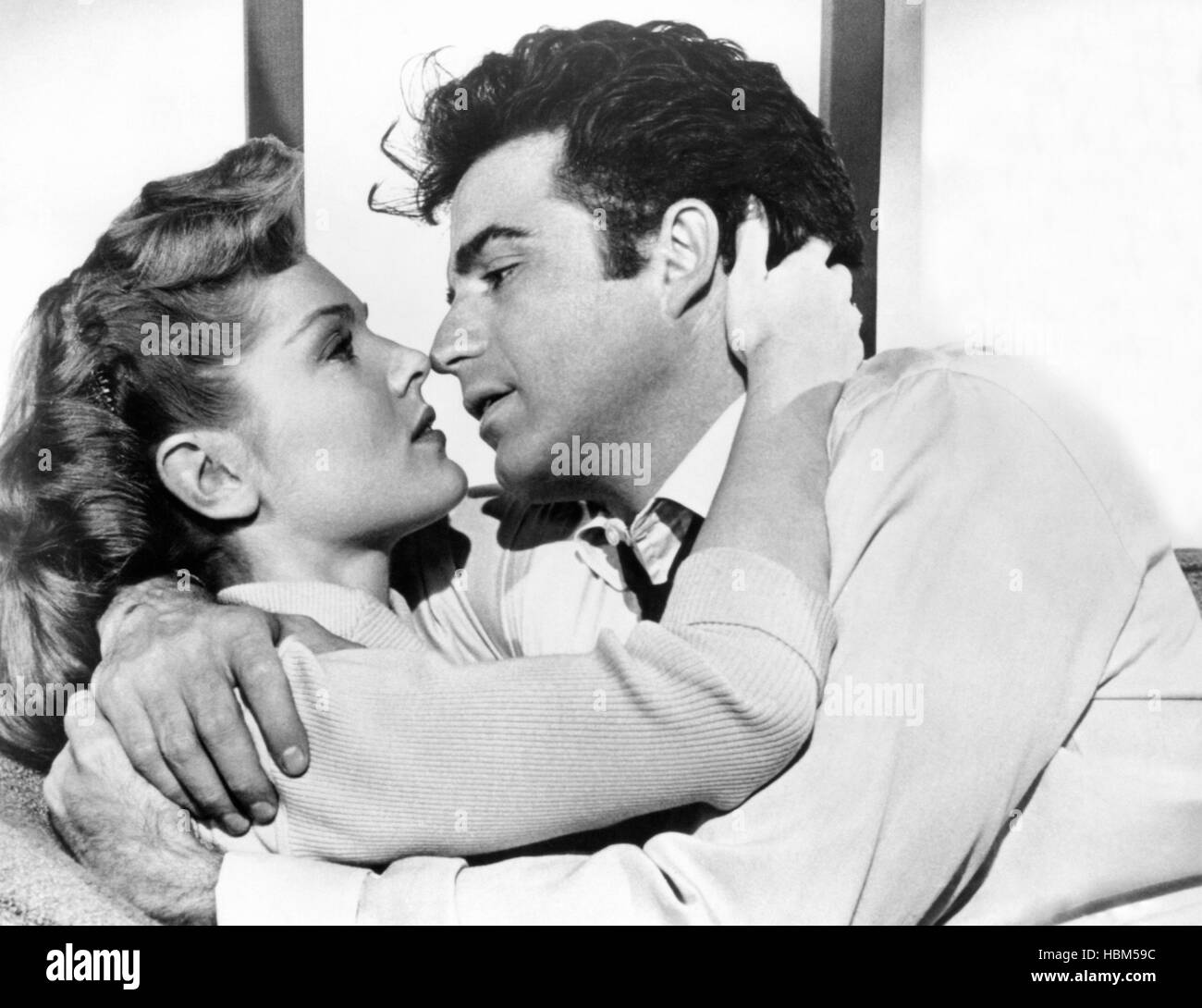 CITY OF FEAR, from left: Patricia Blair, Vince Edwards 1959 Stock Photo ...