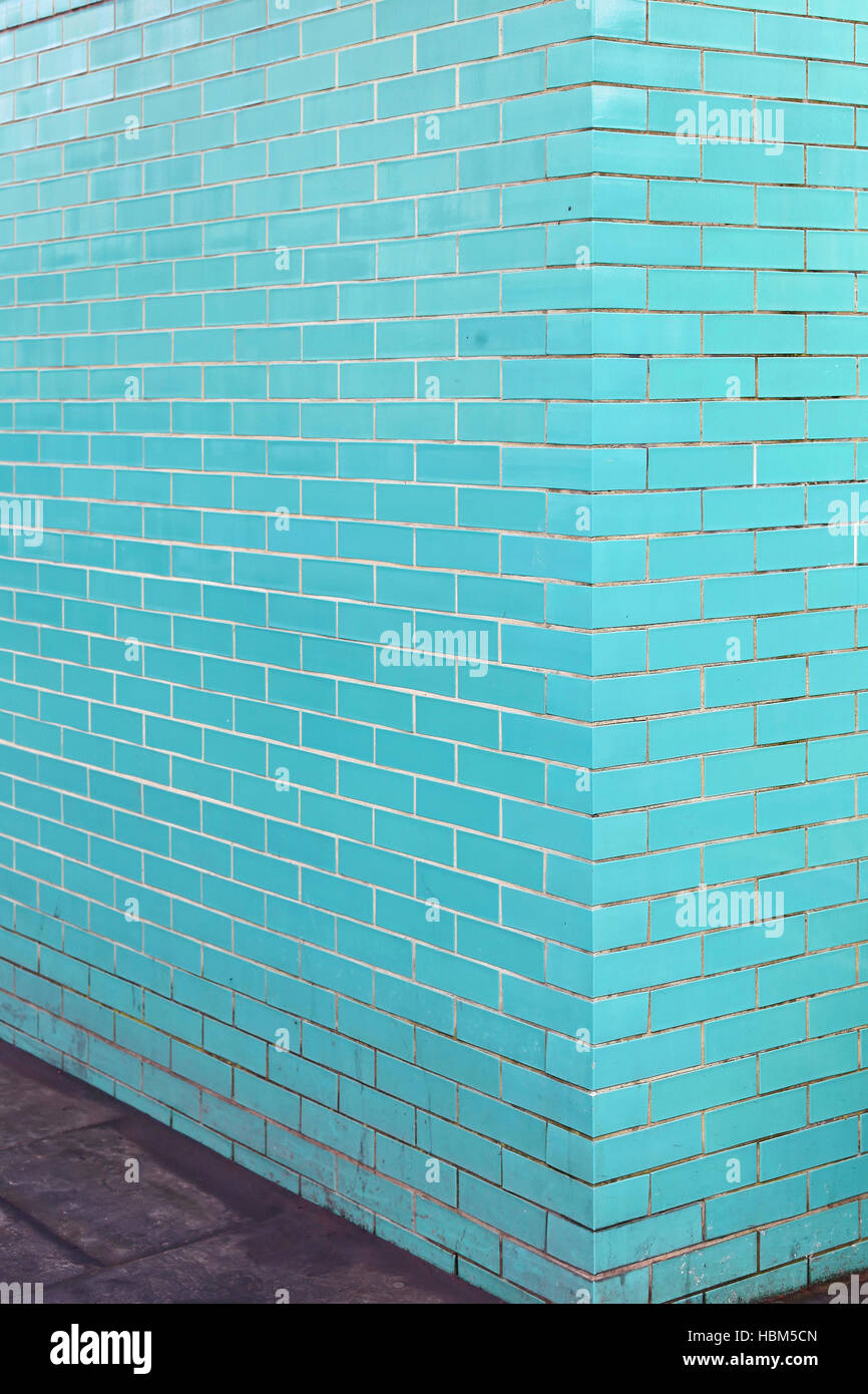 Turquoise bricks hi-res stock photography and images - Alamy