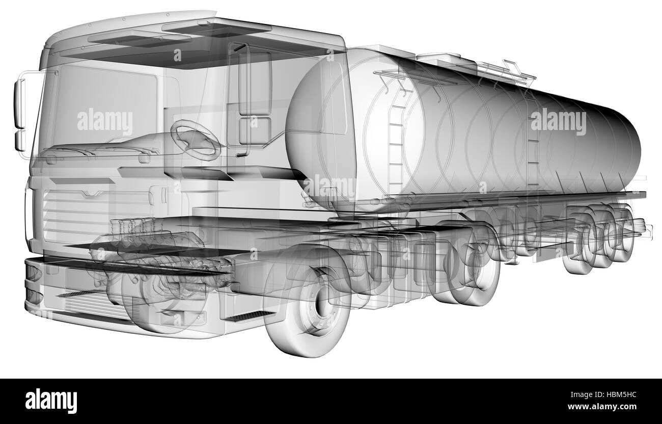 isolated transparent tanker truck Stock Photo - Alamy