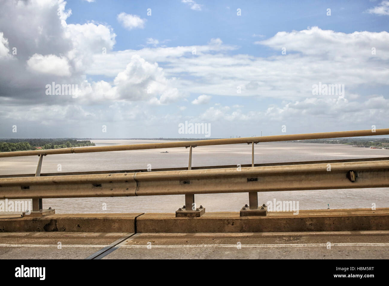Jules Wijdenbosch Bridge in Paramaribo, Suriname Stock Photo - Alamy