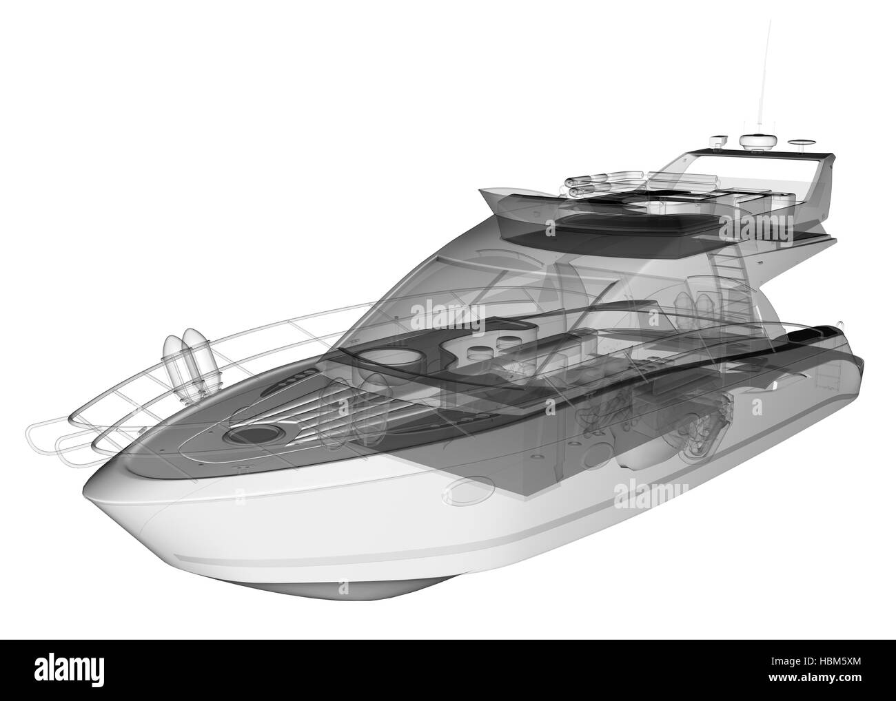 isolated transparent luxury yacht Stock Photo - Alamy